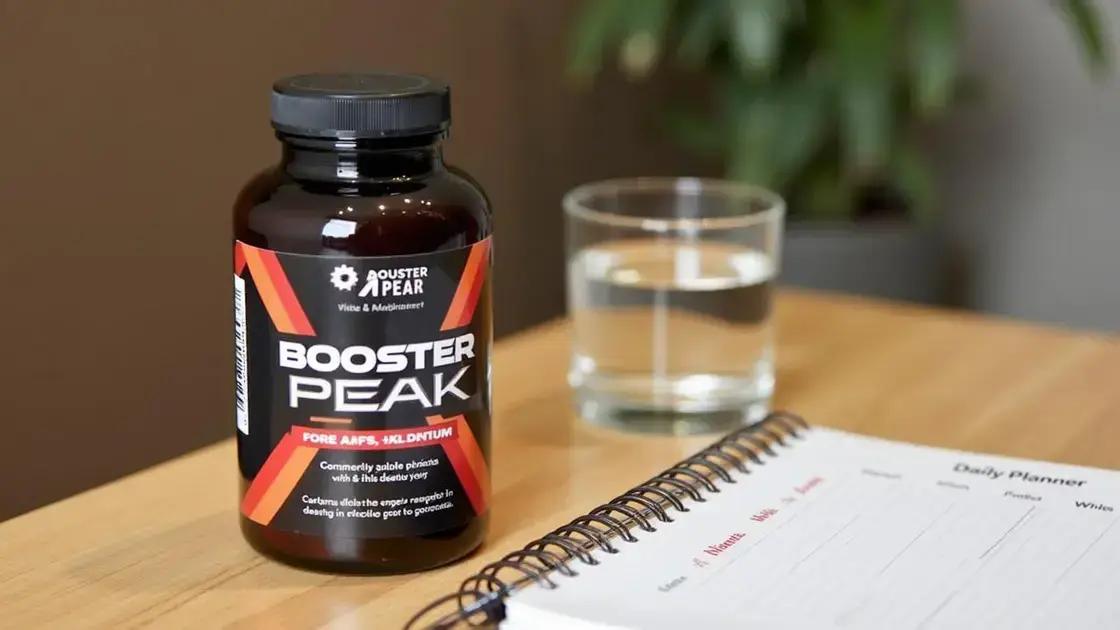 Can Booster Peak Be Taken Daily? Discover the Facts