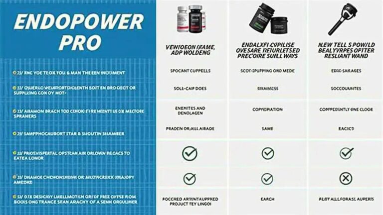 Comparison between Endopower Pro and Other ED Supplements