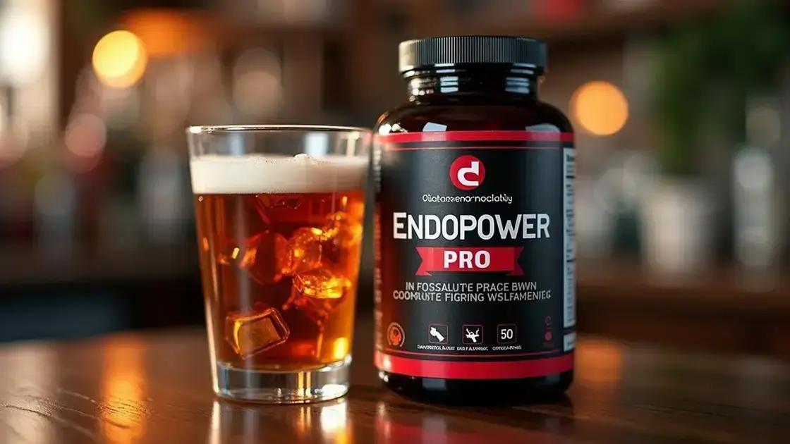 Does Endopower Pro Interact with Alcohol? Find Out Now