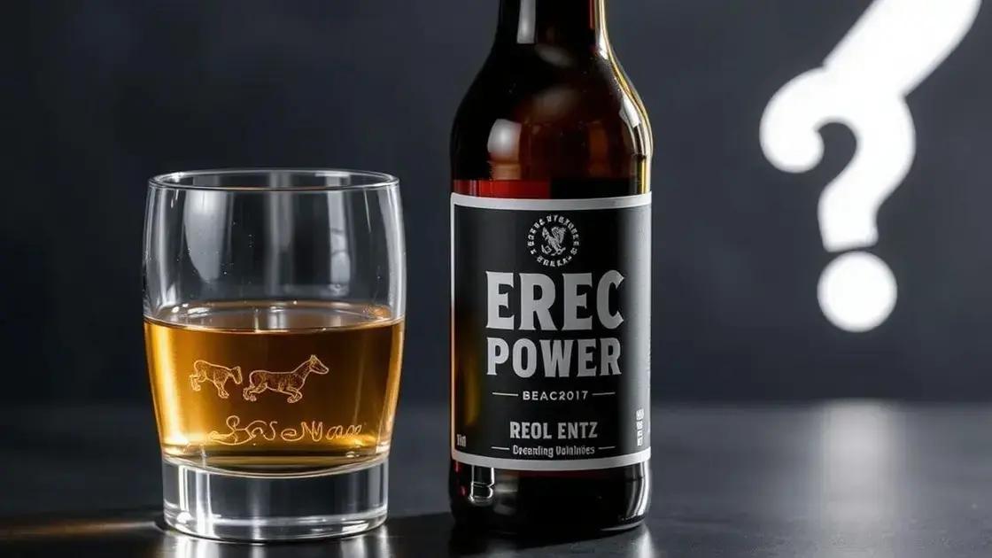 Does Erec Power Interact with Alcohol? Find Out Now!