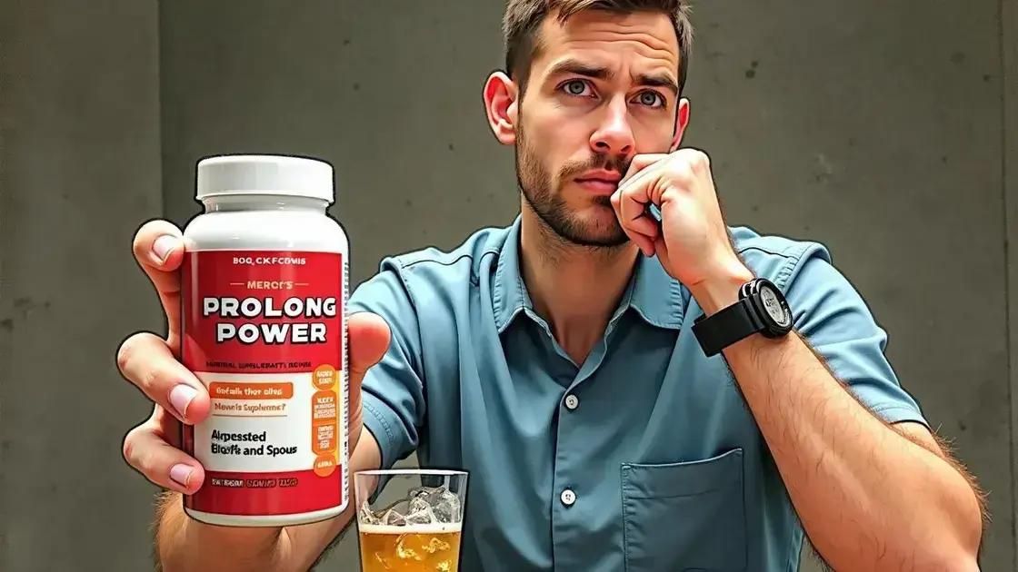 Does Prolong Power Interact with Alcohol: What You Should Know