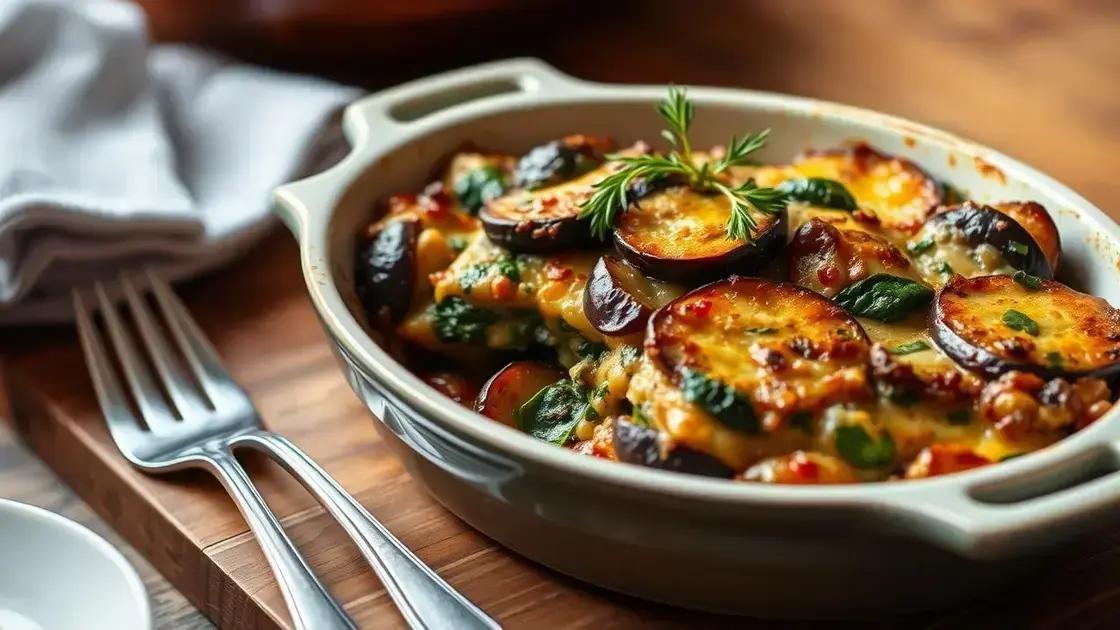 Eggplant and Spinach Casserole Recipes for Men Over 50