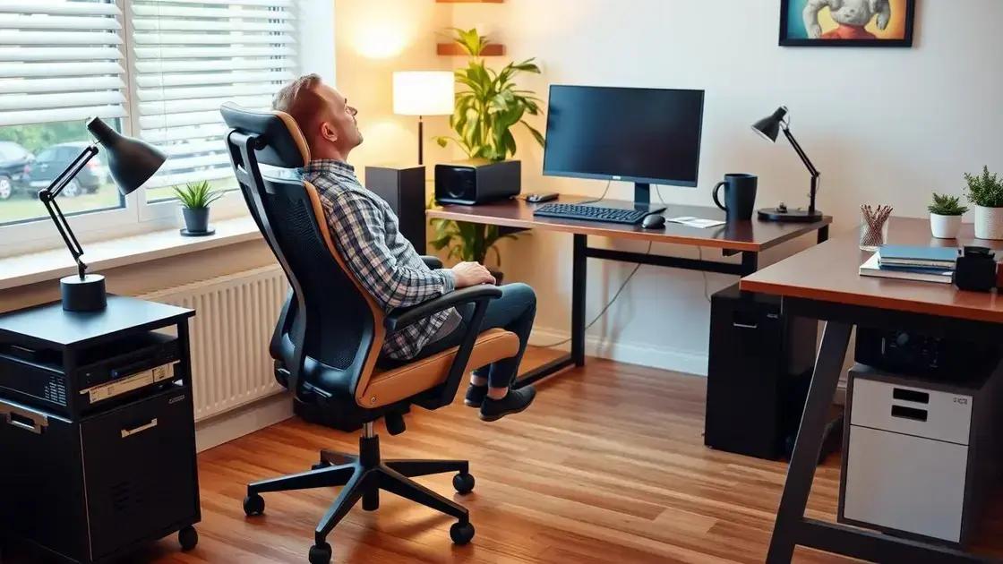 How Ergonomic Home Office Setups Improve Men’s Posture