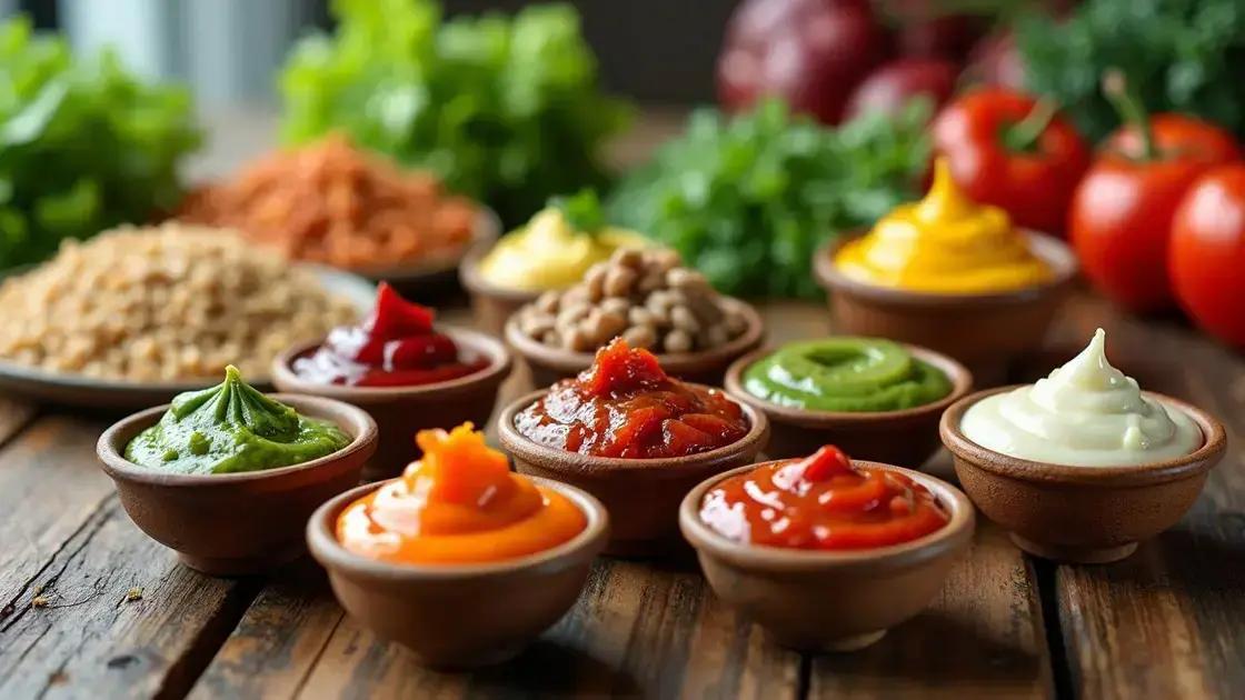 How to Choose Healthier Condiments for Balanced Meals