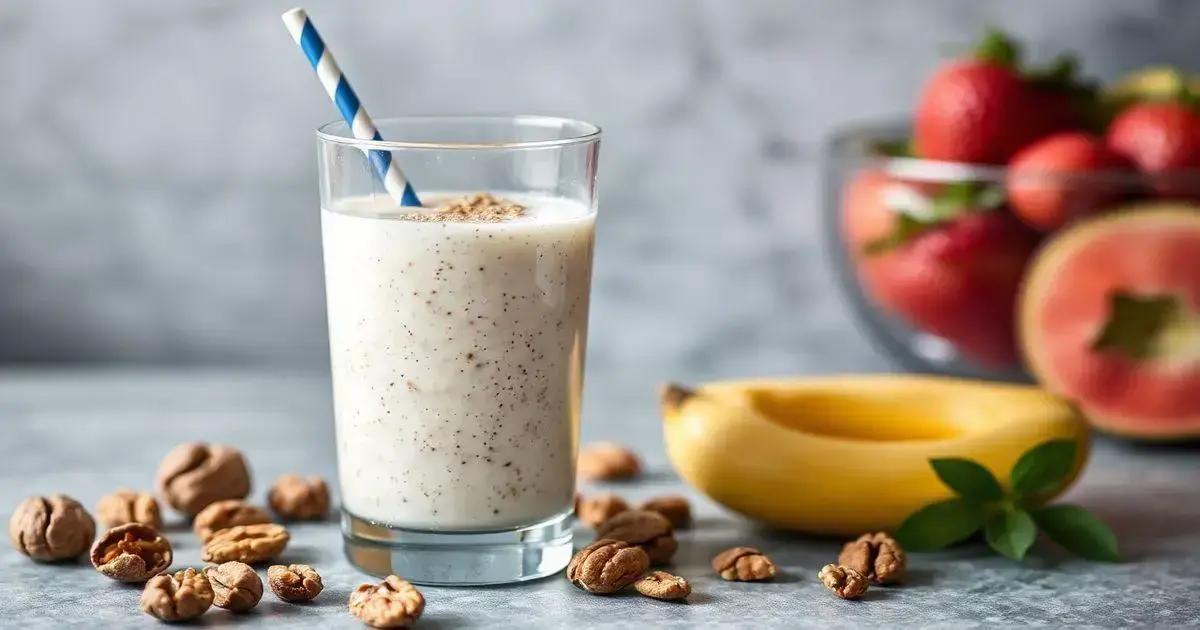 How to Make a High-Protein Greek Yogurt and Walnut Smoothie That Delights
