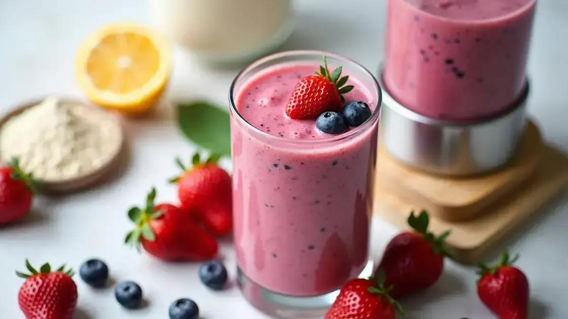 How to Make a High-Protein Smoothie with Greek Yogurt