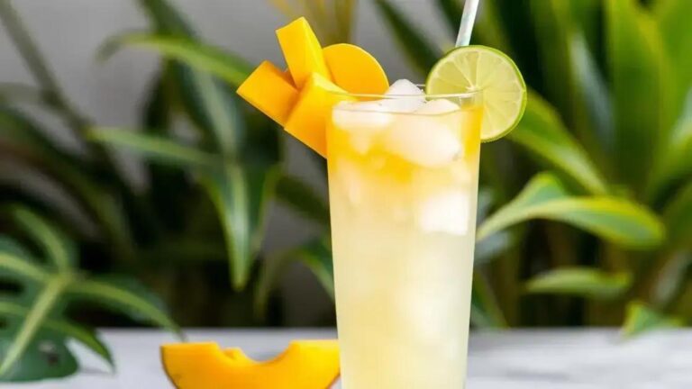 How to Make a Mango and Coconut Water Energy Drink