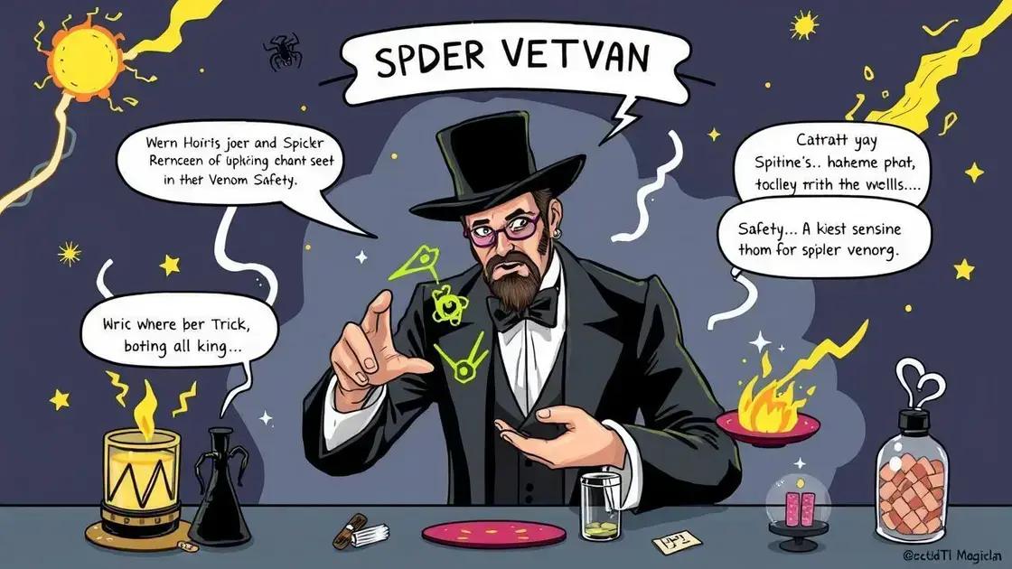 How to Perform the Spider Venom Trick Correctly for Safety