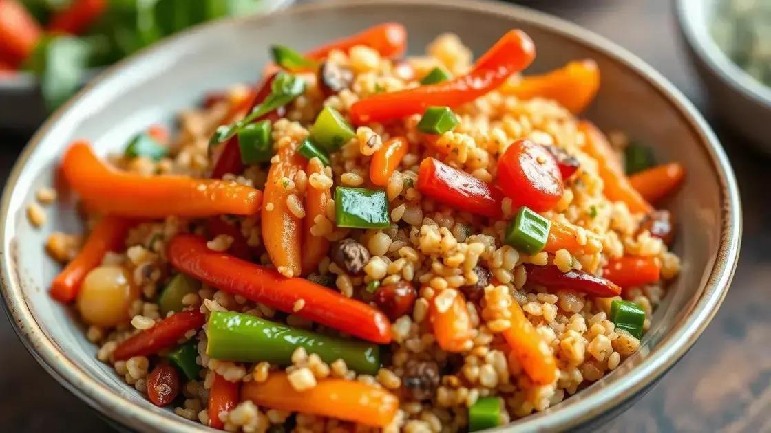 How to Prepare a High-Protein Quinoa and Vegetable Stir-Fry