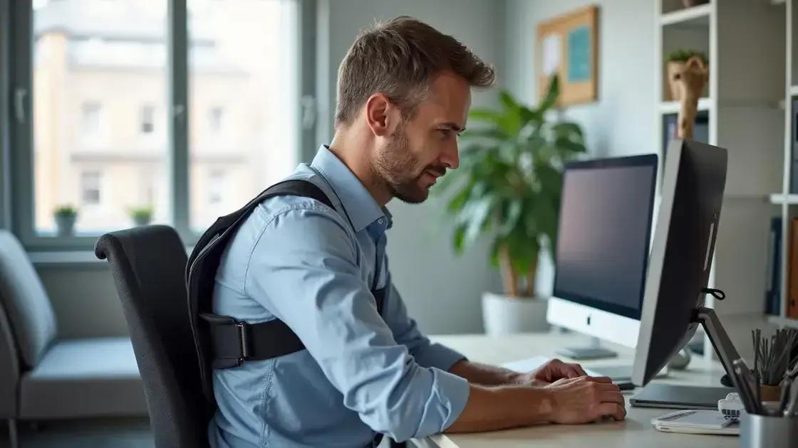 How Wearable Posture Correctors Help Men Prevent Back Issues