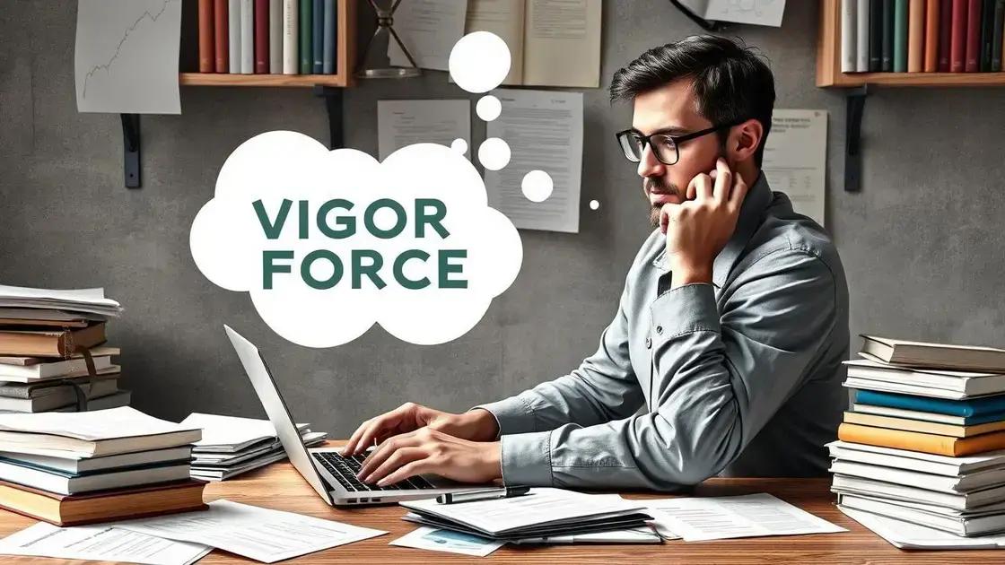 Is There Scientific Evidence for Vigor Force? Here's What We Found