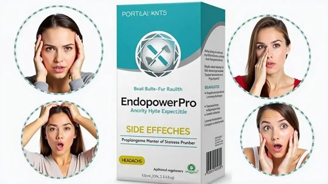 Side Effects of Endopower Pro: What You Need to Know