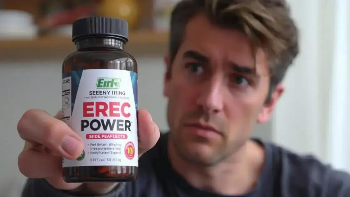 Side Effects of Erec Power: What to Expect