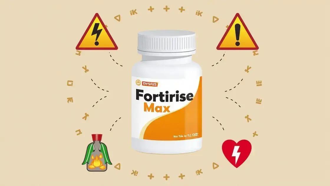 Side Effects of Fortirise Max: What You Should Know