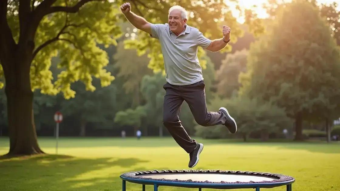 The Benefits of Rebounder Workouts for Men Over 50