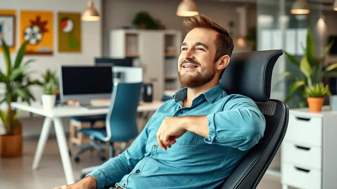 The Impact of Ergonomic Chairs on Men’s Posture and Health