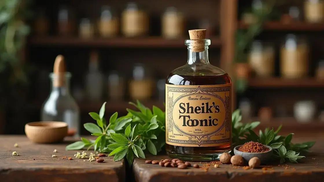 What is the origin of Sheik’s Tonic? Discover the History