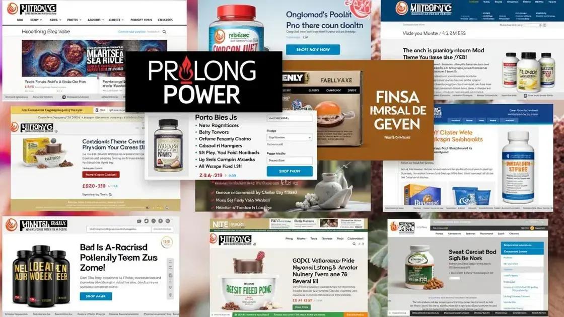 Where to Buy Prolong Power in the USA? Your Guide