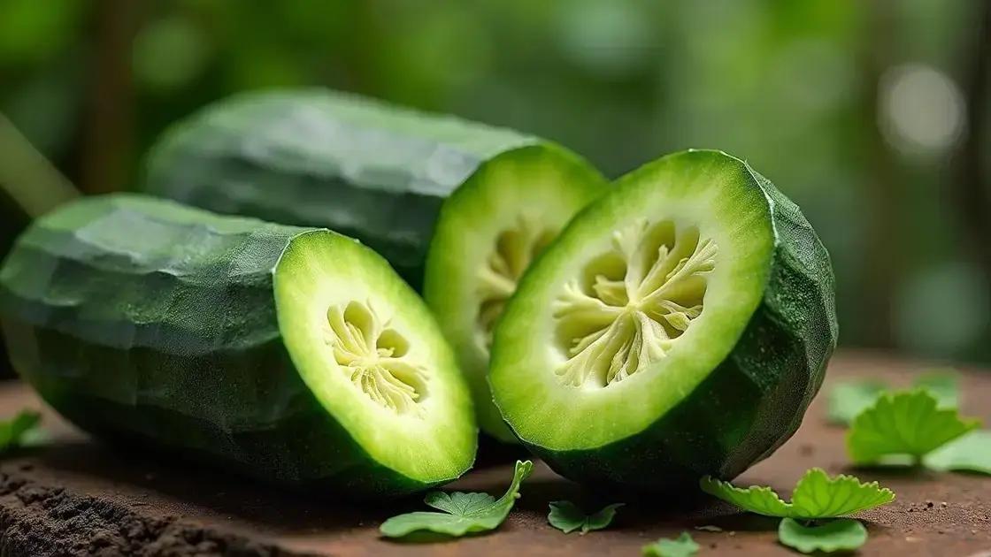 African Cucumber: Recent Studies Revealing Hidden Benefits
