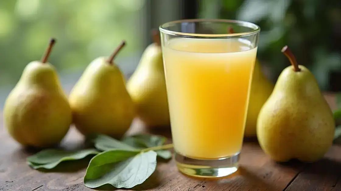 Does Pear Juice Help Reduce Stress and Improve Erections?