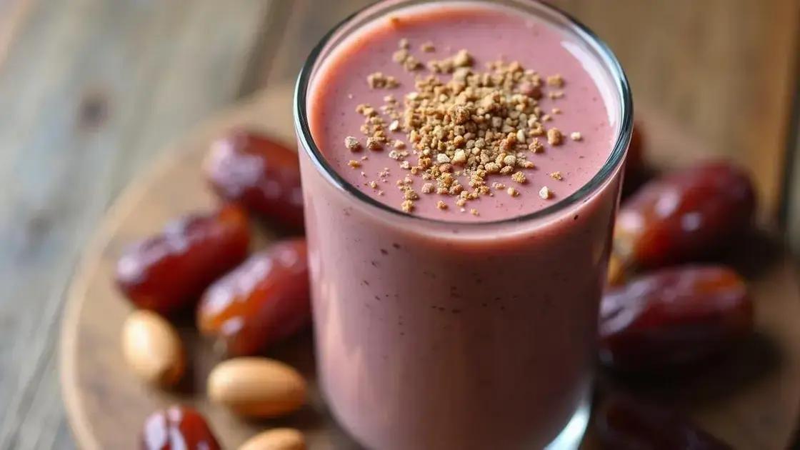 How to Make a Date Smoothie for Erectile Dysfunction Relief