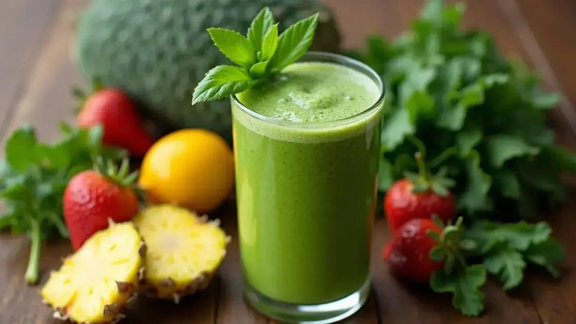 How to Make a Testosterone-Boosting Green Smoothie with Pineapple and Kale