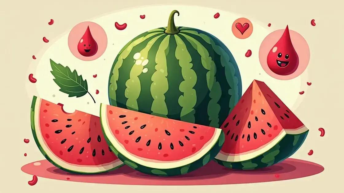 How Watermelon Improves Blood Circulation and Erection Quality