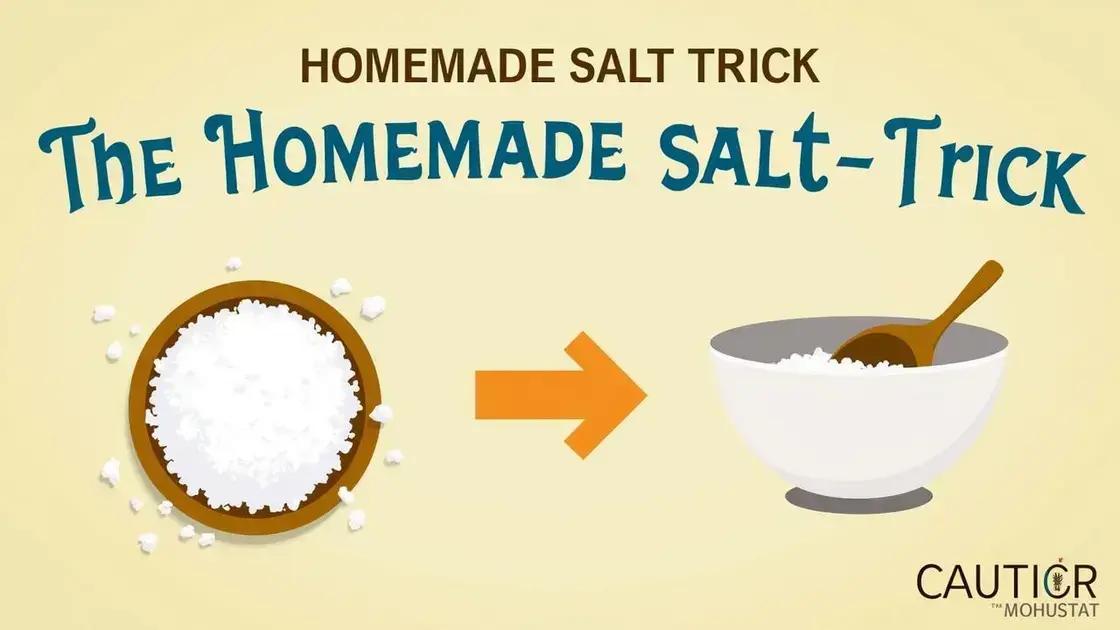 Is the Homemade Salt Trick Safe? Uncover the Truth