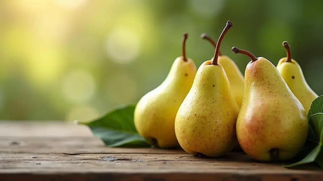 The Role of Fiber in Pears for ED Management: Key Insights