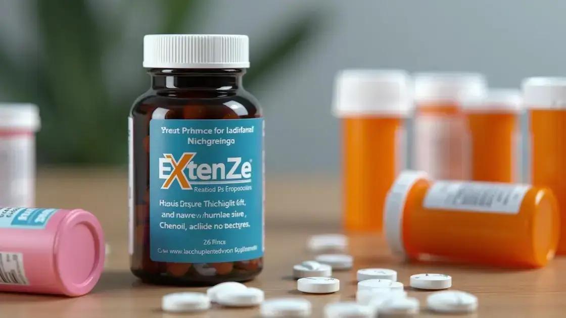 Can ExtenZe be Combined with Medications? Find Out Now!