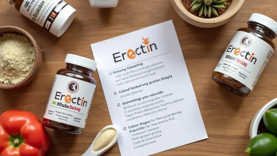 How to Take Erectin Correctly for Maximum Results