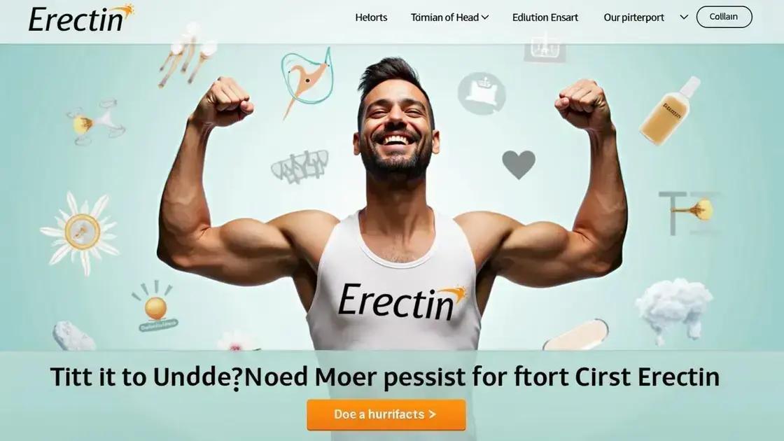 What Are the Benefits of Erectin? Uncover Its Secrets
