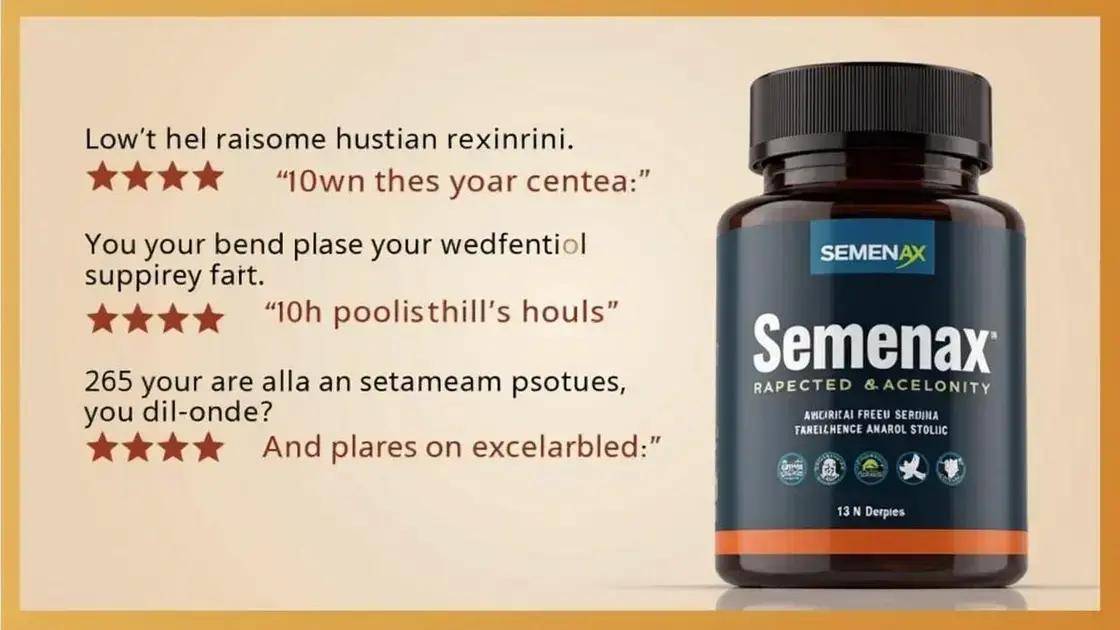 What Are the Reviews About Semenax? Uncover the Truth